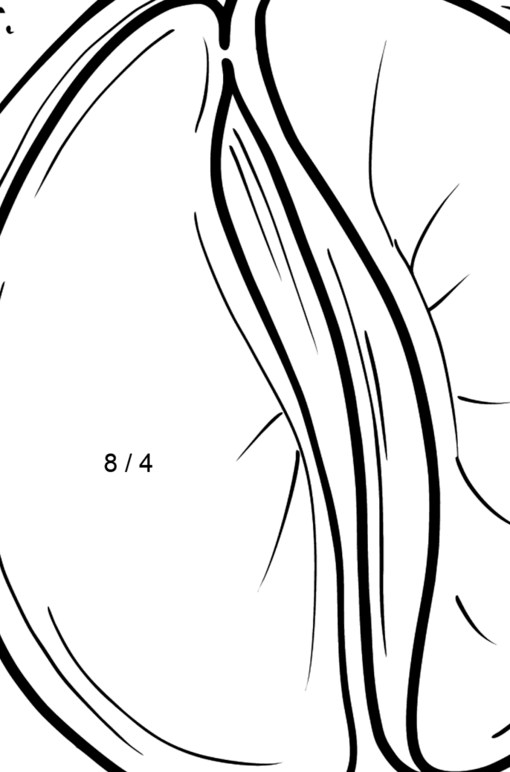 Pomelo coloring page for kids ♥ Online and Print for Free!