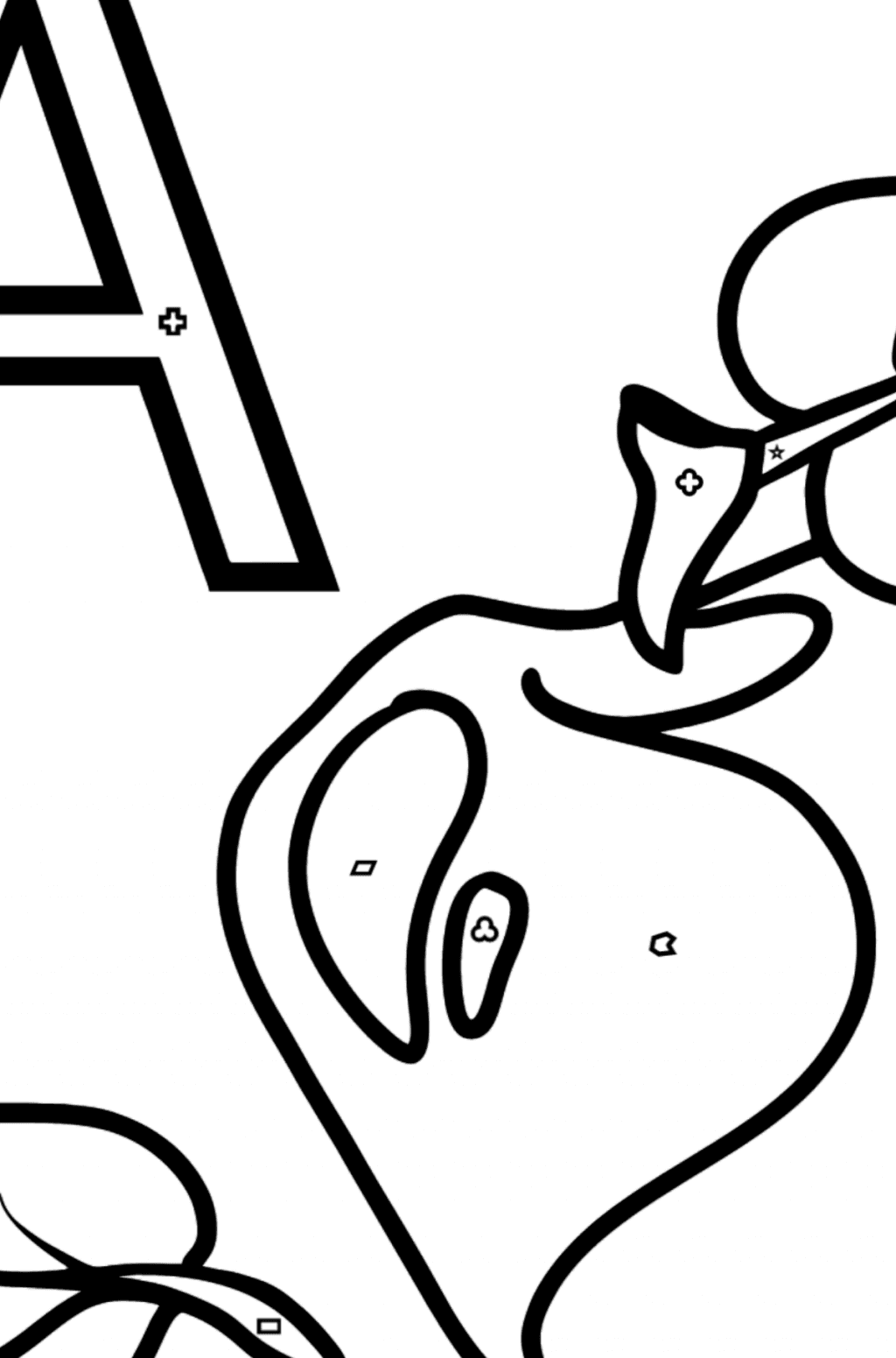 German Letter A coloring pages ♥ Print and Online Free!