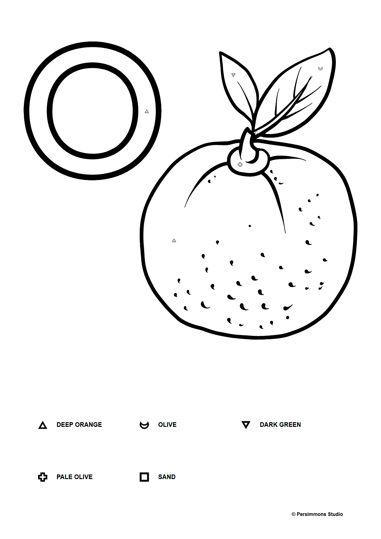 German Letter O coloring pages ♥ Print and Online Free!