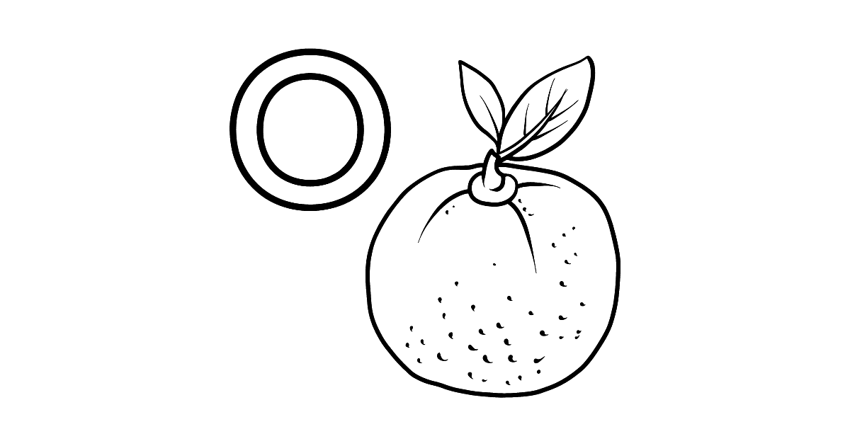 German Letter O coloring pages ♥ Print and Online Free!