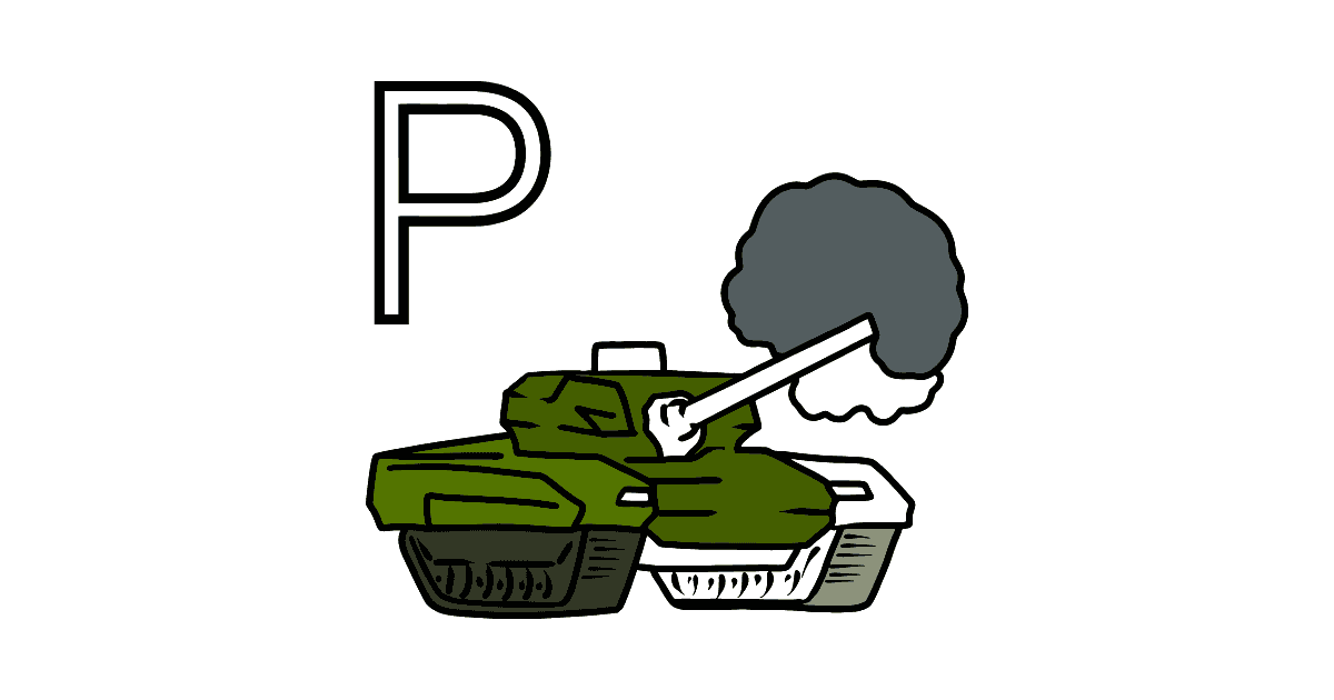 German Letter P coloring pages ♥ Print and Online Free!