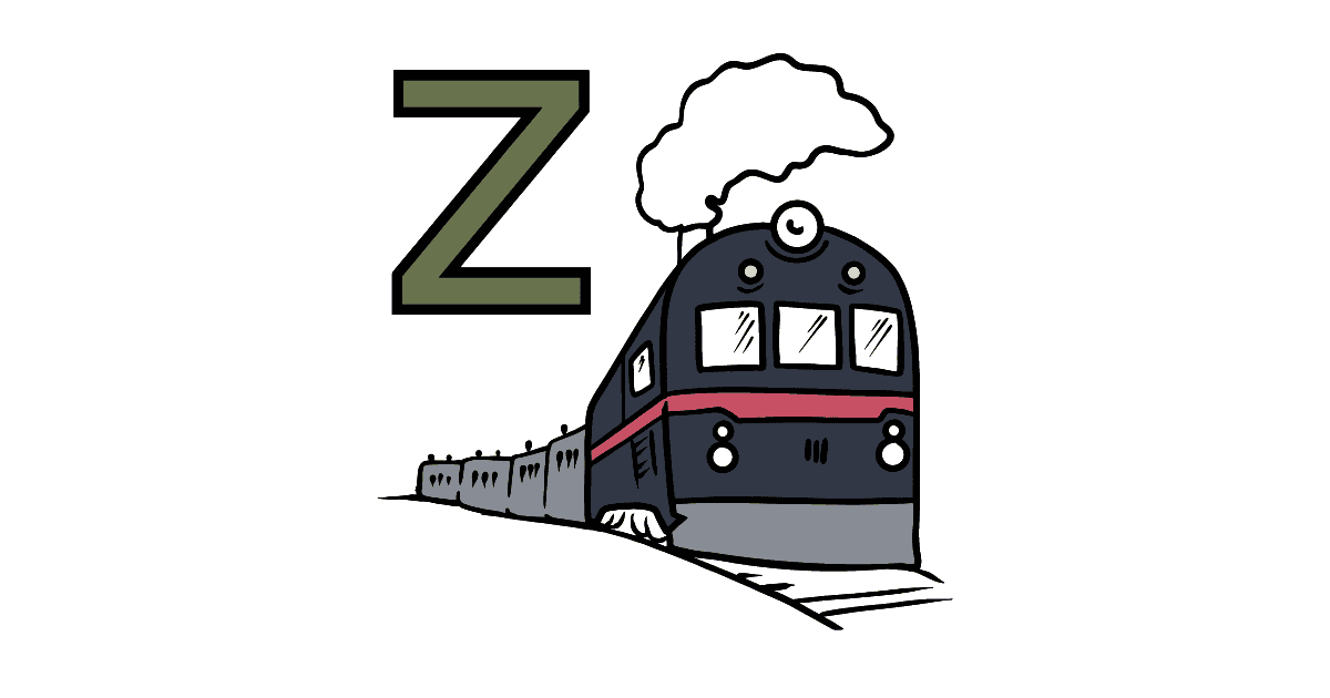 German Letter Z coloring pages ♥ Print and Online Free!