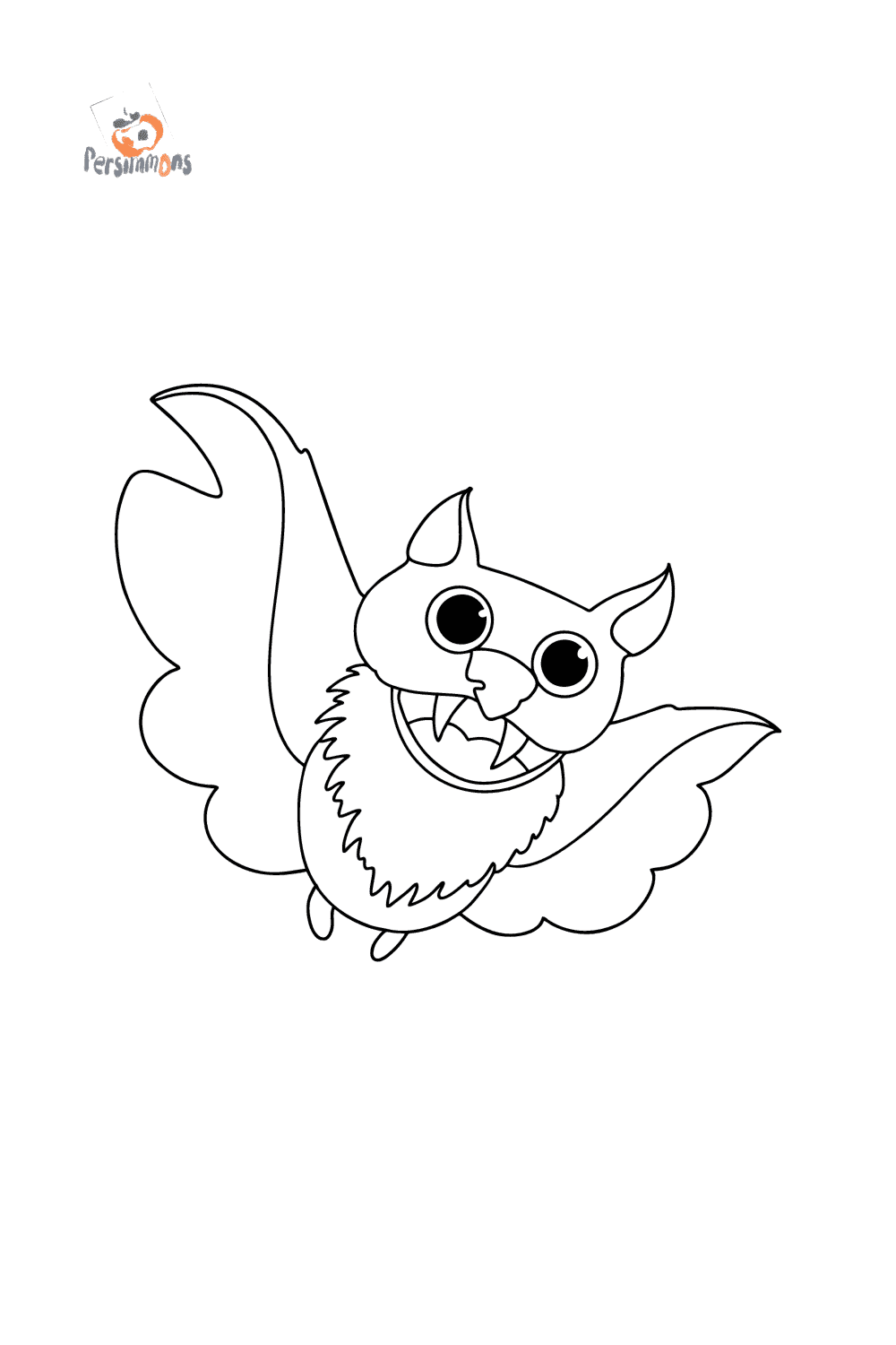 The bat is flying сoloring page ♥ Online and Print for Free! The bat is flying сoloring page ♥ Online and Print for Free!