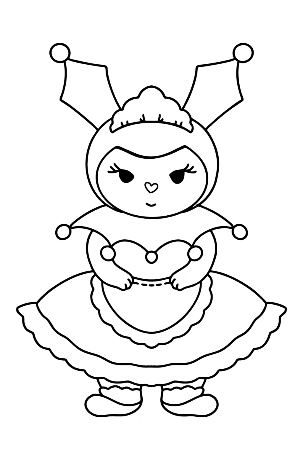 Mewarnai gambar Kuromy untuk anak-anak - Online dan Cetak Gratis!