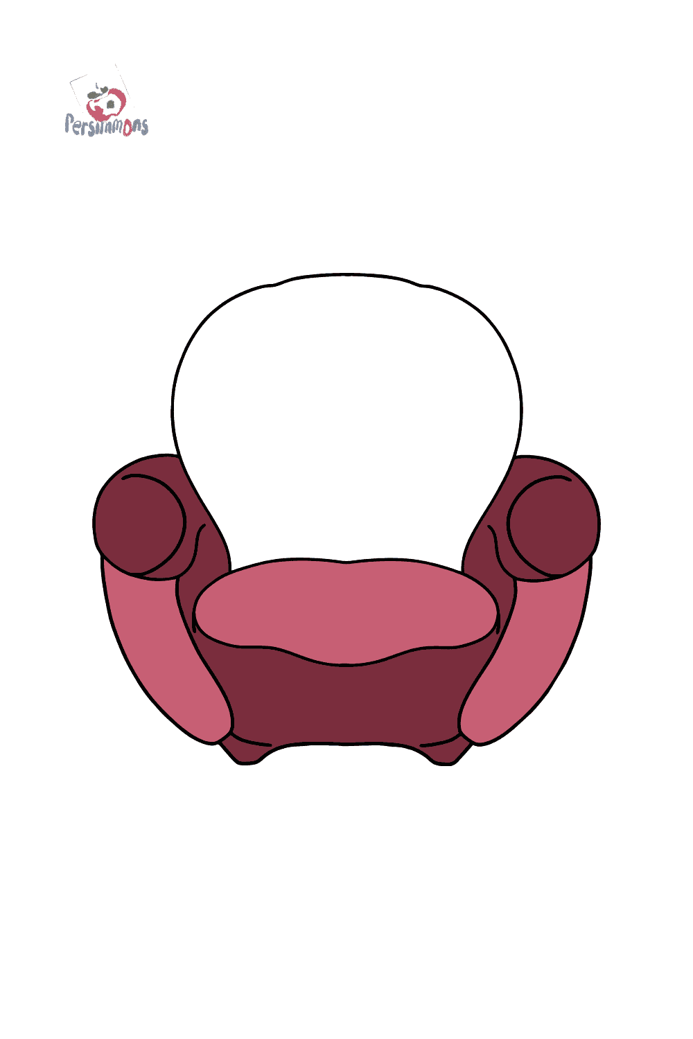 Desen de colorat fotoliu ♥ Online și Imprimați Gratuit!