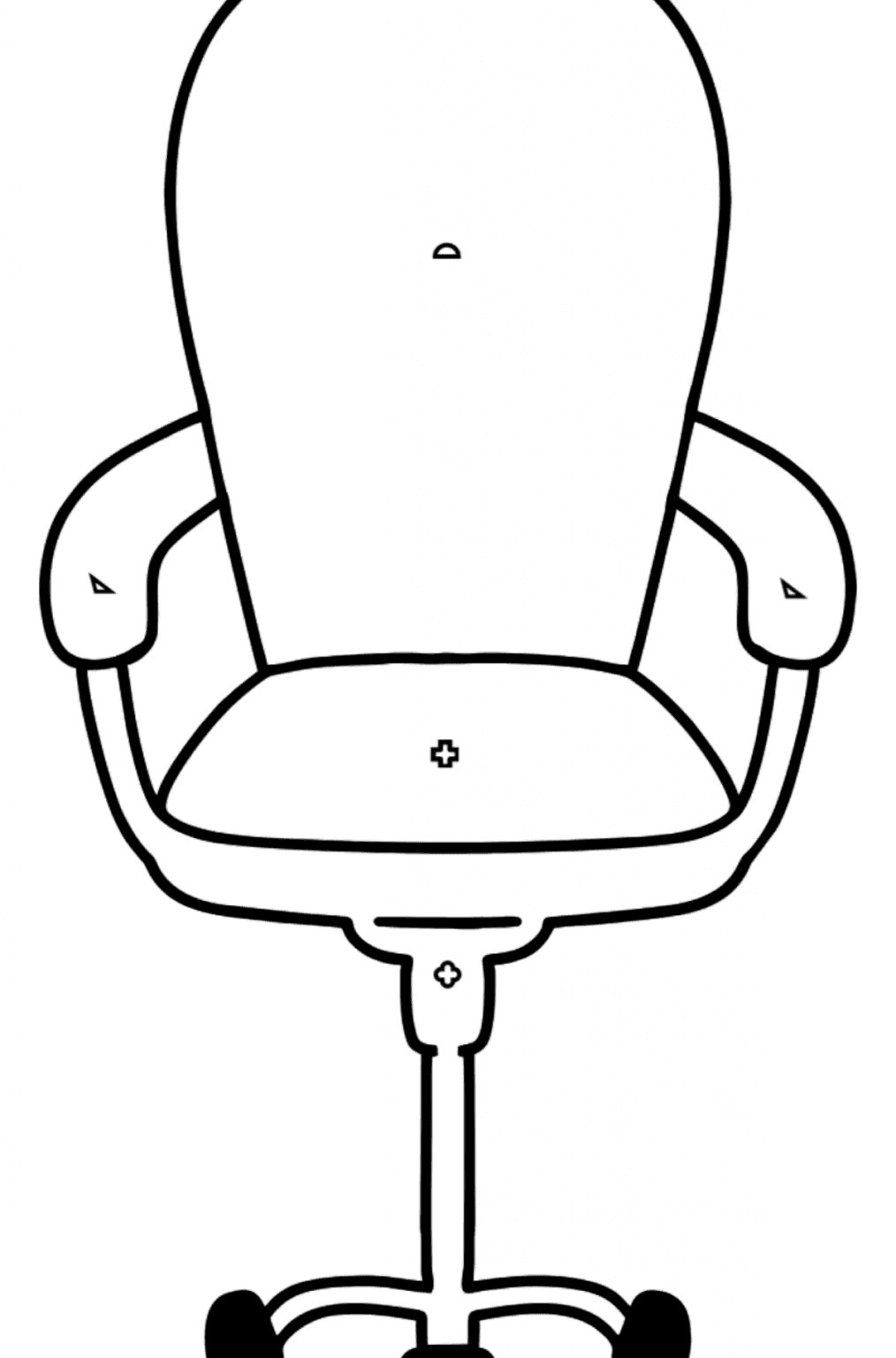 Computer Chair coloring page ♥ for kids Online or Printable for Free!
