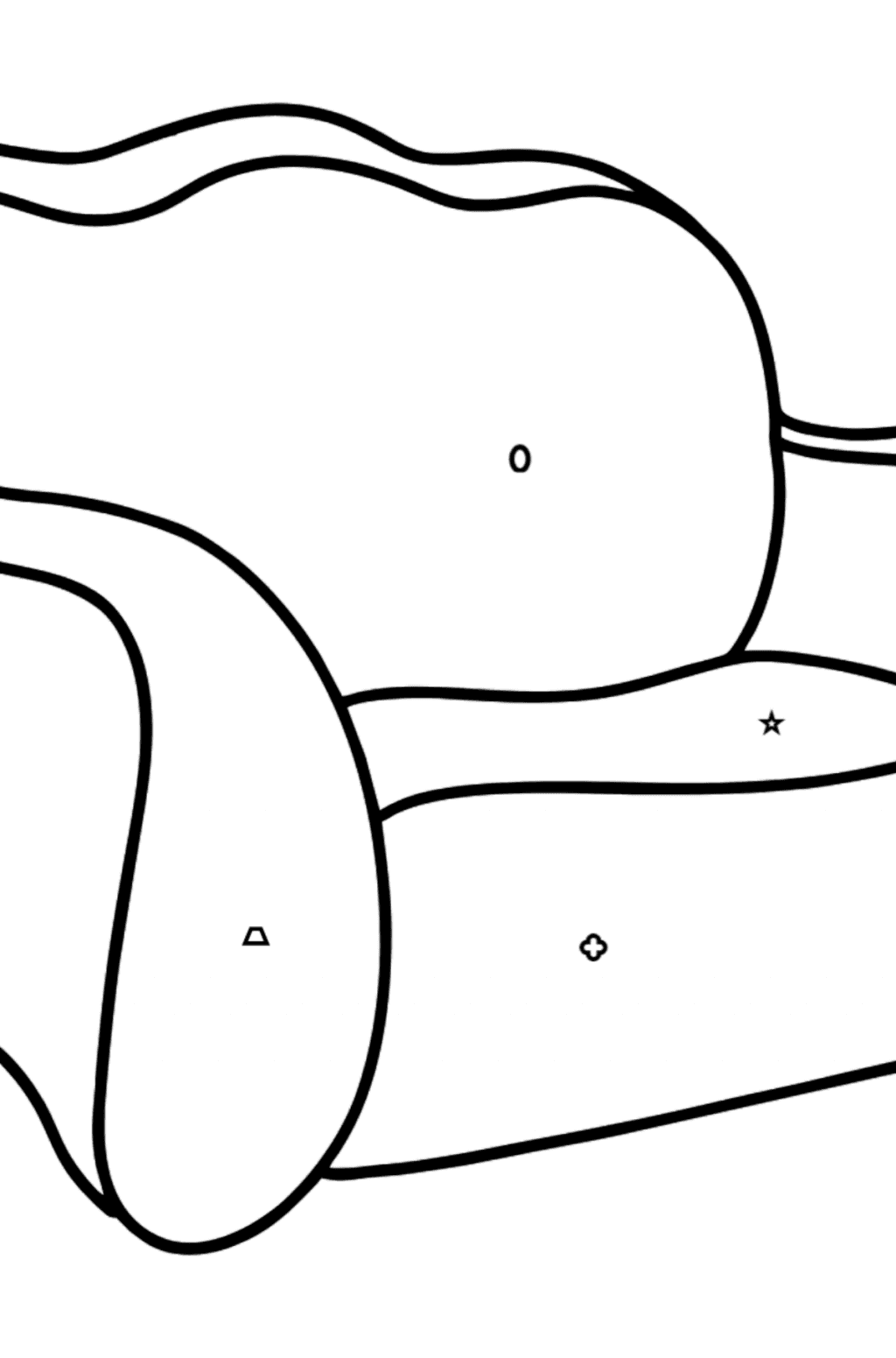 Pull Out Sofa coloring page ♥ for kids Online or Printable for Free!