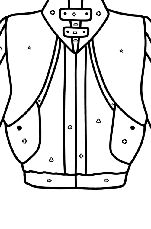 Jacket coloring page ♥ for kids Online or Printable for Free!