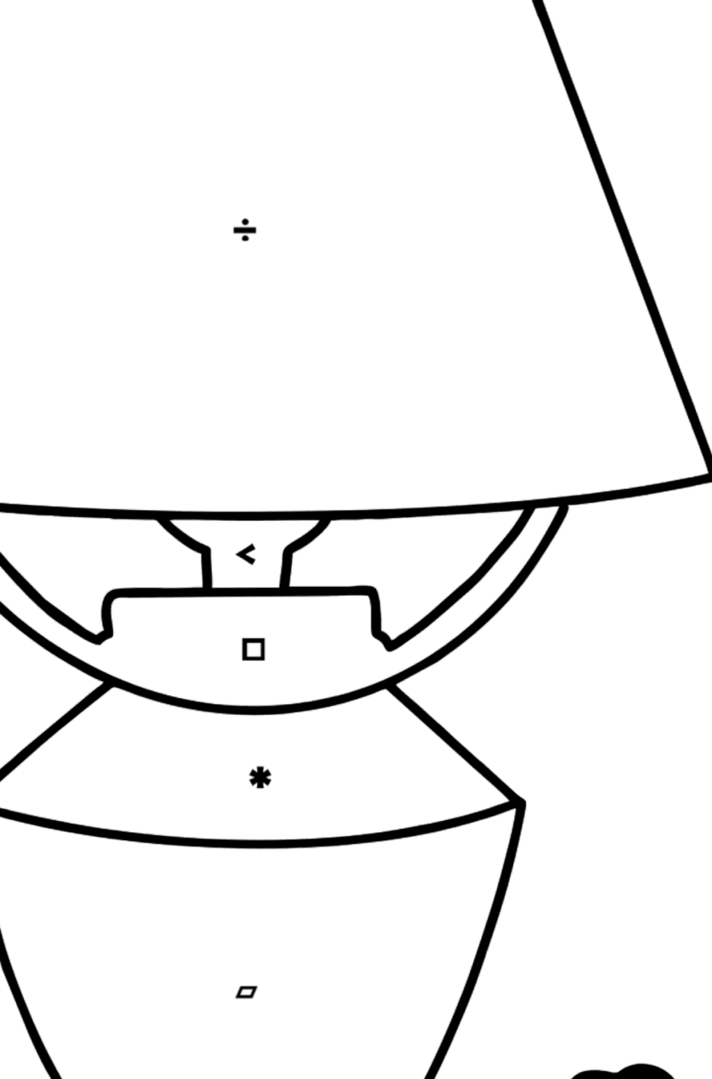 Bedside Lamp coloring page ♥ for kids Online or Printable for Free!