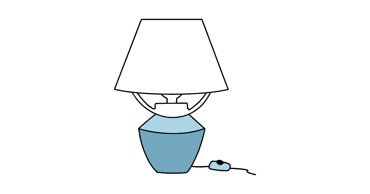 Bedside Lamp coloring page ♥ for kids Online or Printable for Free!
