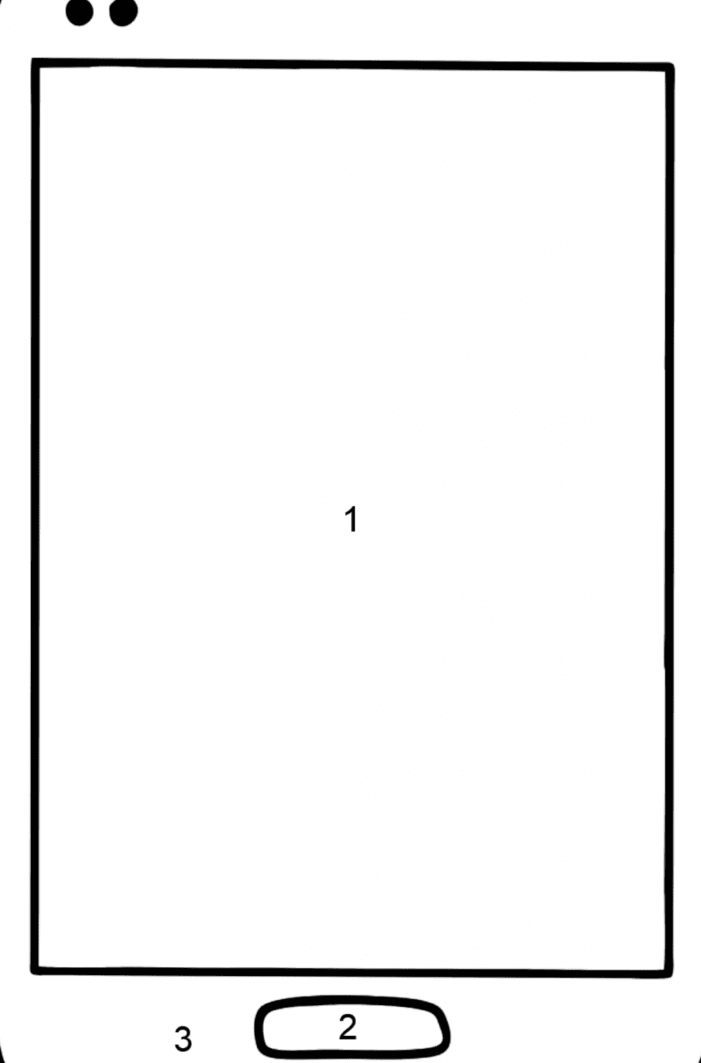 Desen de colorat telefon mobil ♥ Online și Imprimați Gratuit!