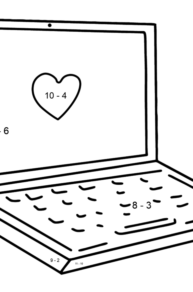 Notebook coloring page ♥ for kids Online or Printable for Free!