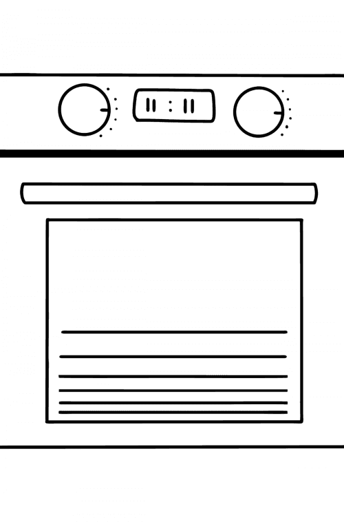 Oven coloring page ♥ for kids Online or Printable for Free!