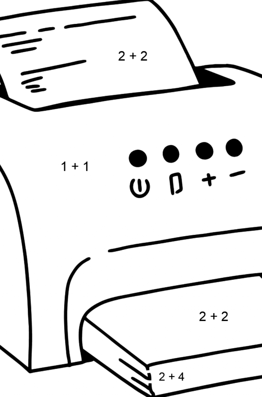 Printer coloring page ♥ for kids Online or Printable for Free!