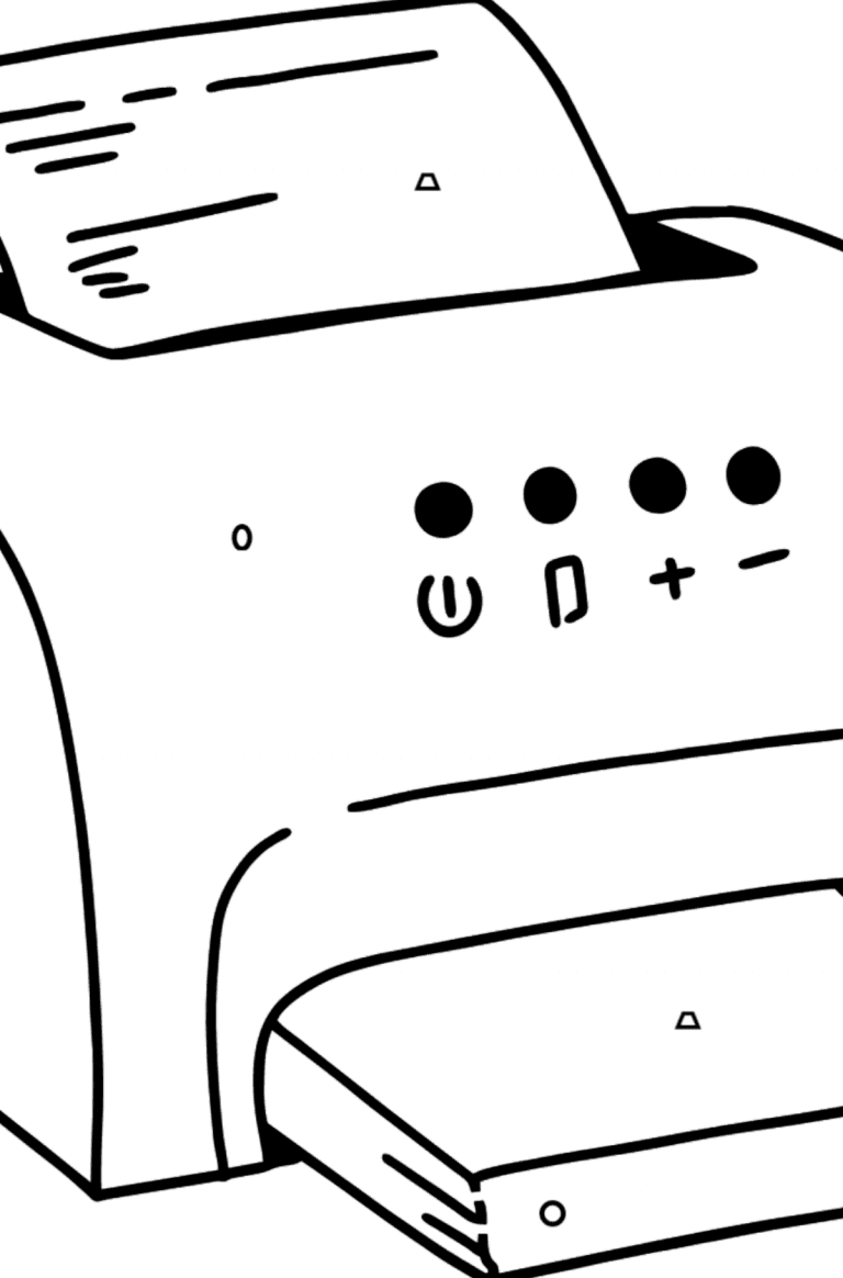 Printer coloring page ♥ for kids Online or Printable for Free!