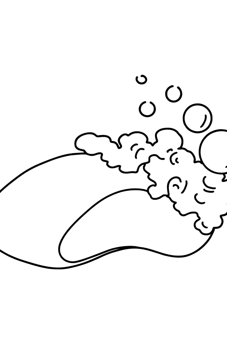 Soap coloring page ♥ for kids Online or Printable for Free!