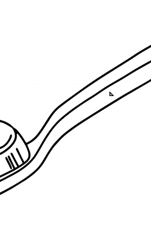 Toothbrush coloring page ♥ for kids Online or Printable for Free!