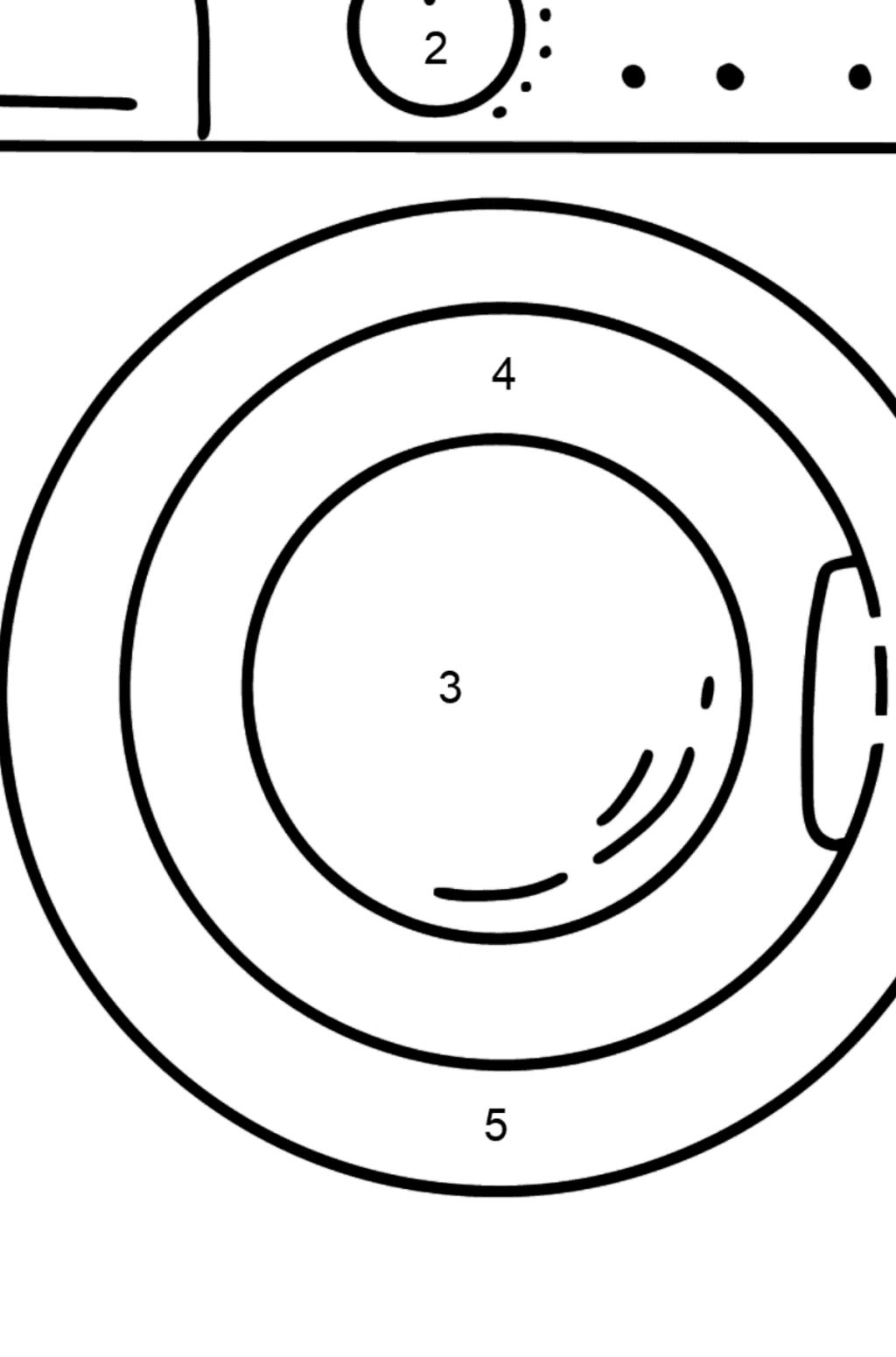 Dishwashe coloring page ♥ for kids Online or Printable for Free!