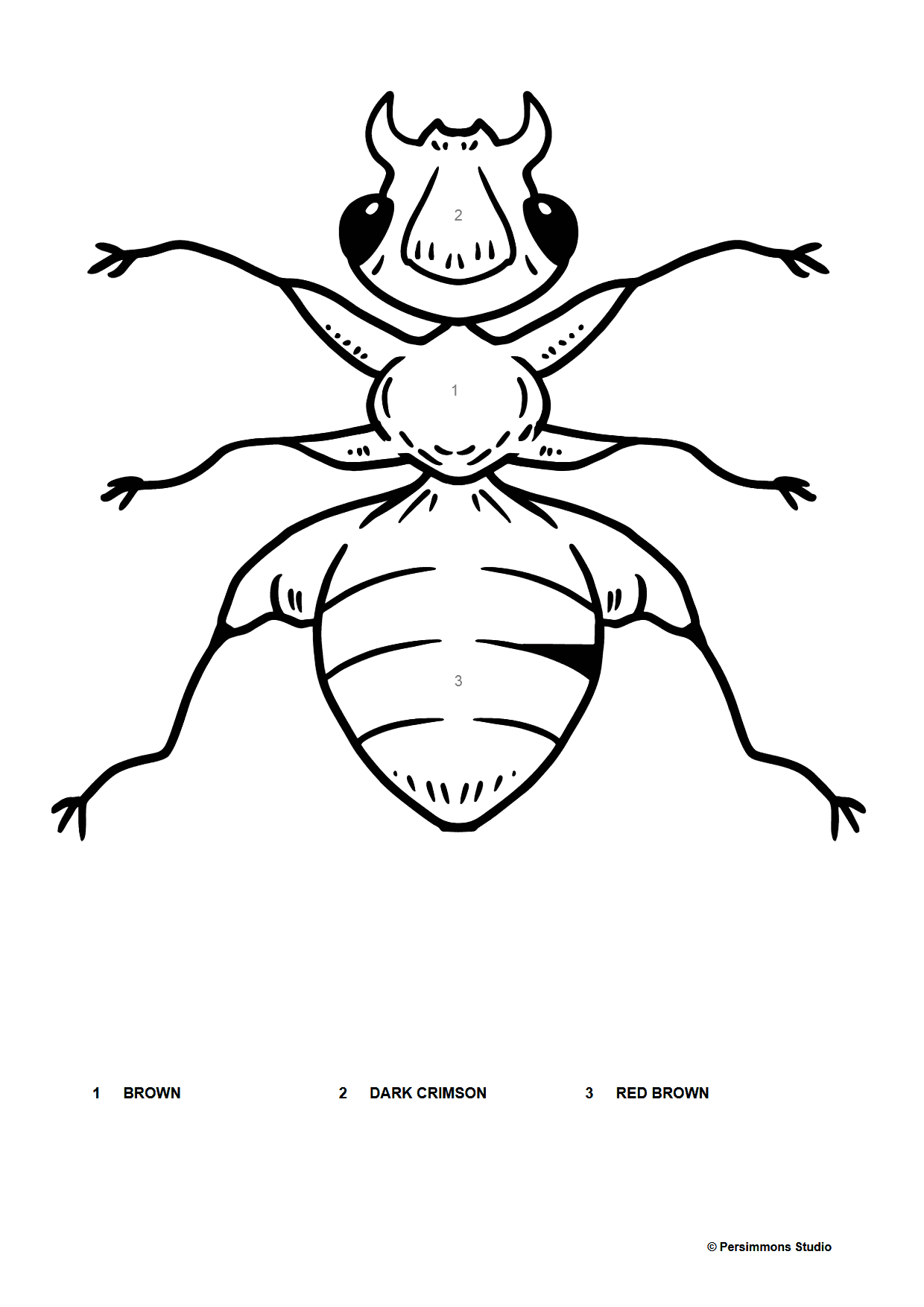 Ant coloring page ♥ Print and Online Free!