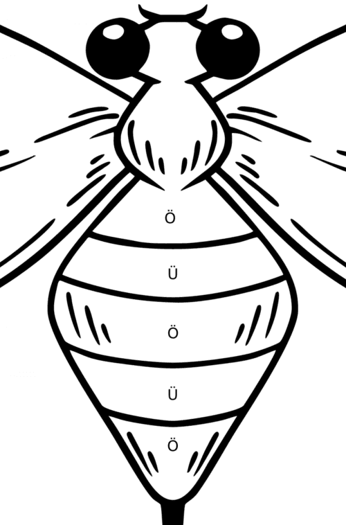 Boyama sayfası yaban arısı Online & Yazdırma | Coloring-for-Kids.com