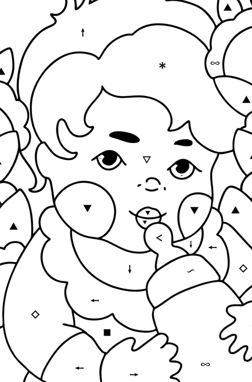 Boyama sayfası Bebek ücretsiz | Coloring-for-Kids.com