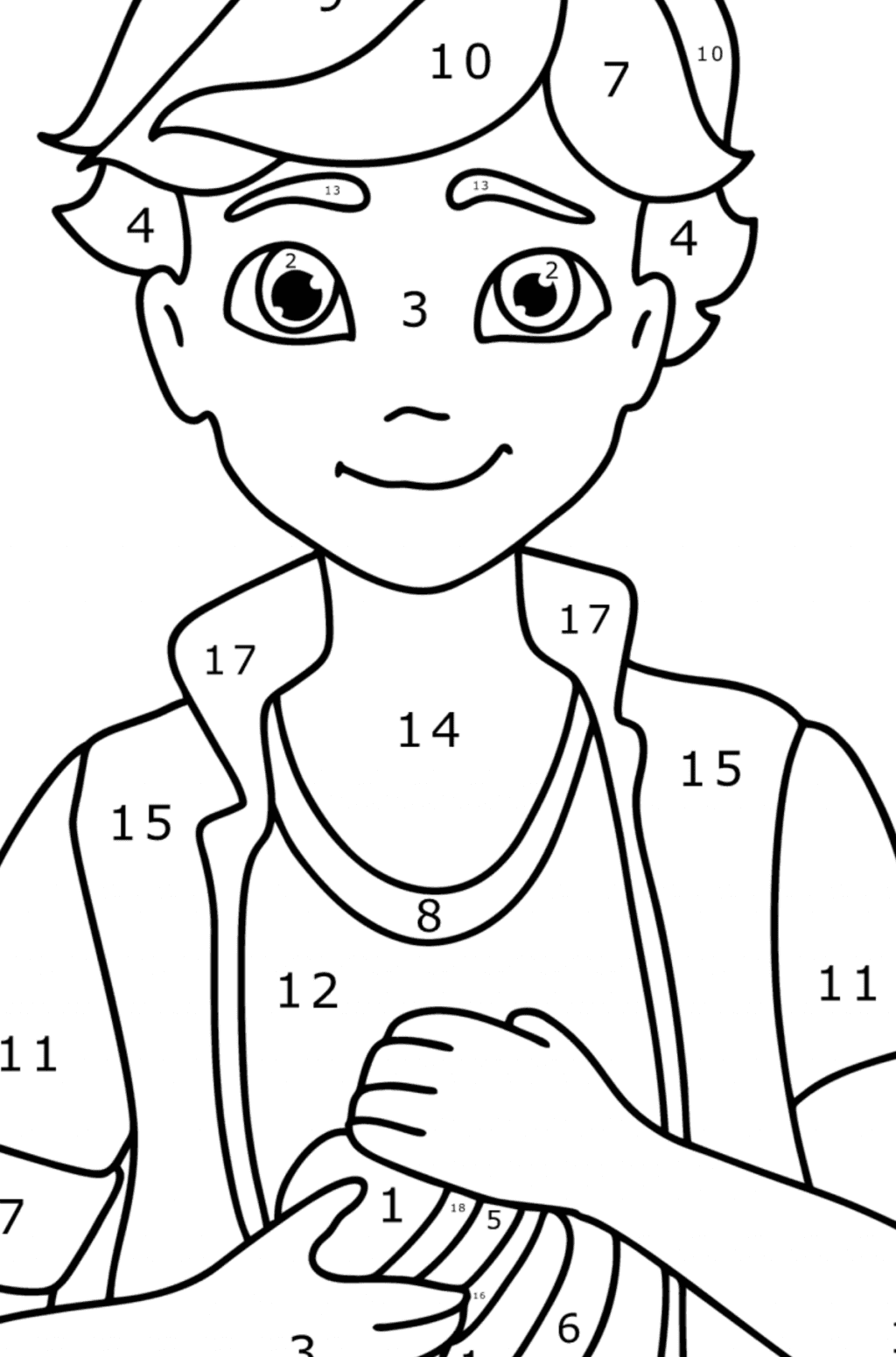 Adrian Cat Noir coloring page ♥ Online and Print for Free!