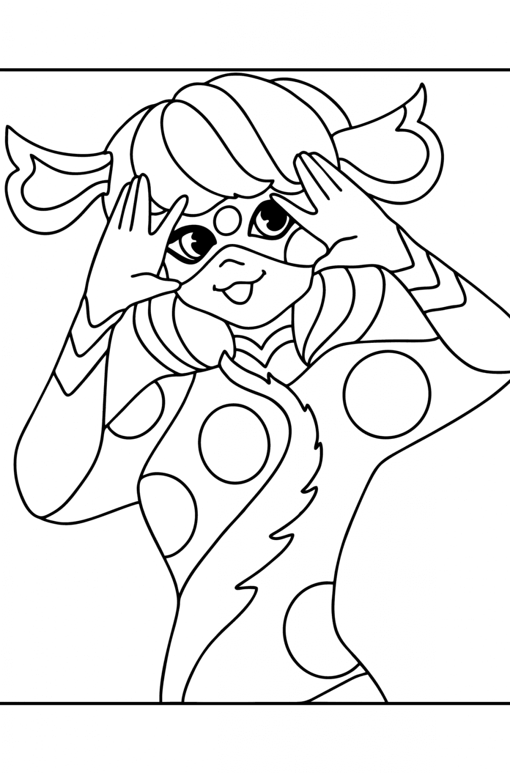 Ausmalbilder Ladybug und Cat Noir ♥ Kostenlos Drucken und Online!