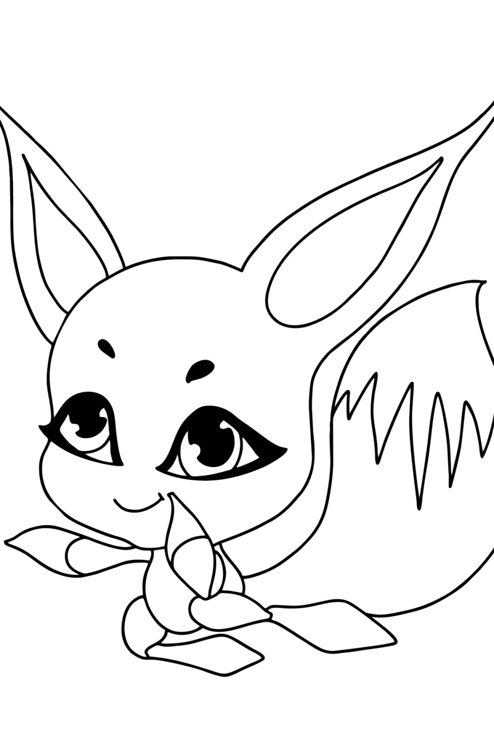 Dibujo de Kwami Trixx para colorear ♥ Imprime y en Línea