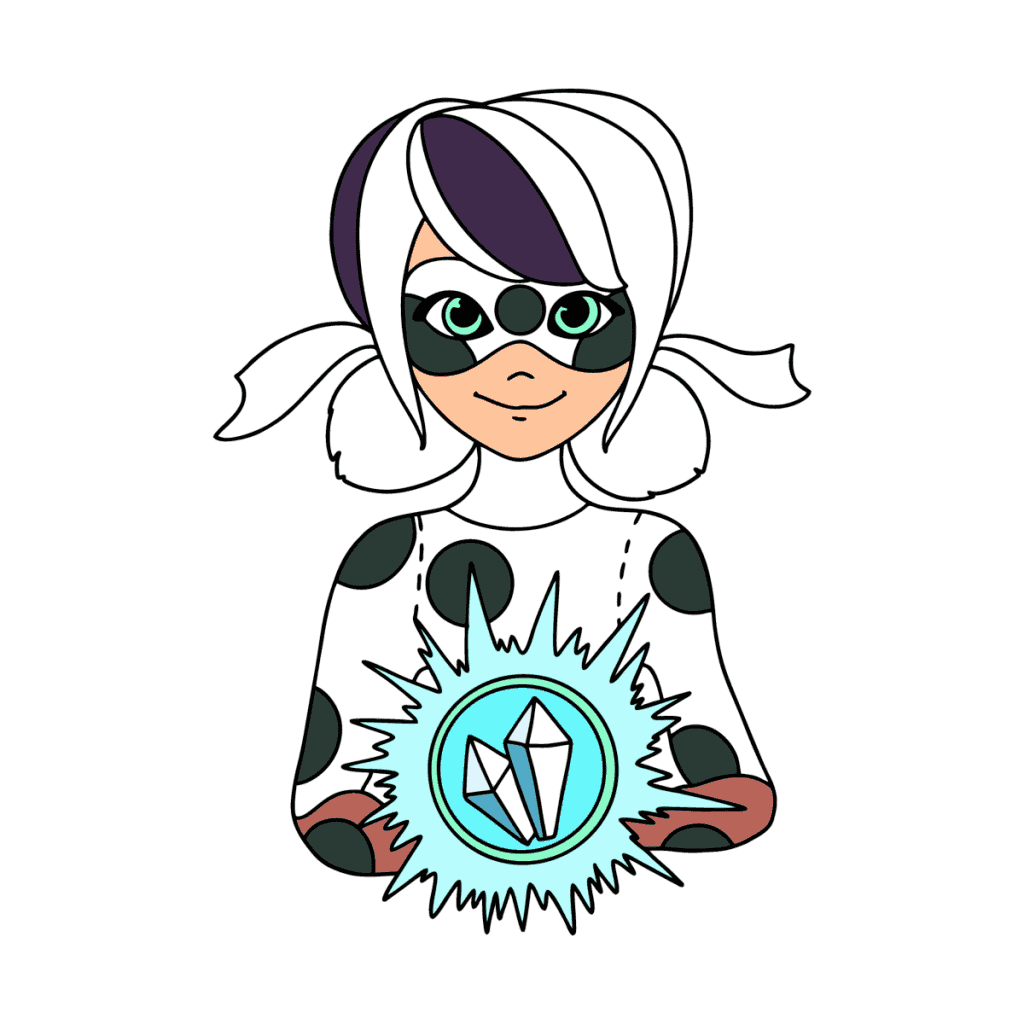 Tegninger til farvelægning Ladybug og Cat Noir ♥ Hent, print, online!