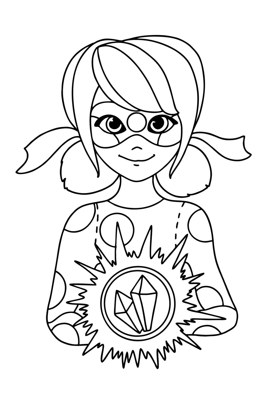 Dibujos de Ladybug y Cat Noir para colorear ♥ Imprime y en Línea