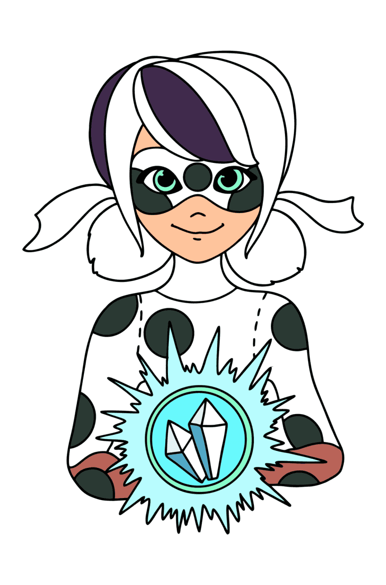 Dibujo de Kwami Plagg para colorear ♥ Imprime y en Línea