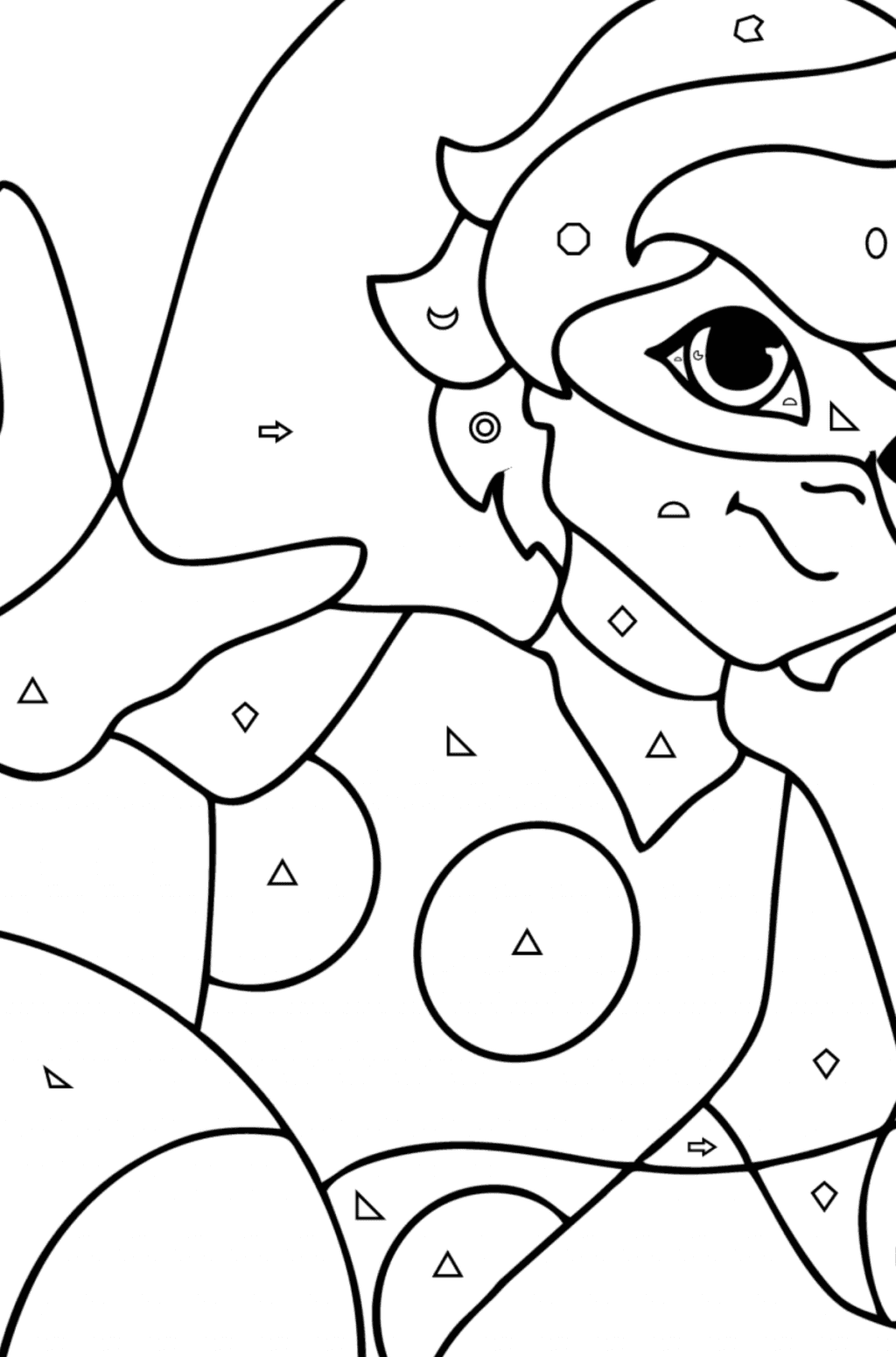 Mr Bug (Miraculous) coloring page ♥ Online and Print for Free!