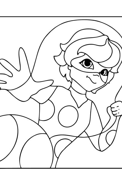 Ausmalbilder Ladybug und Cat Noir ♥ Kostenlos Drucken und Online!