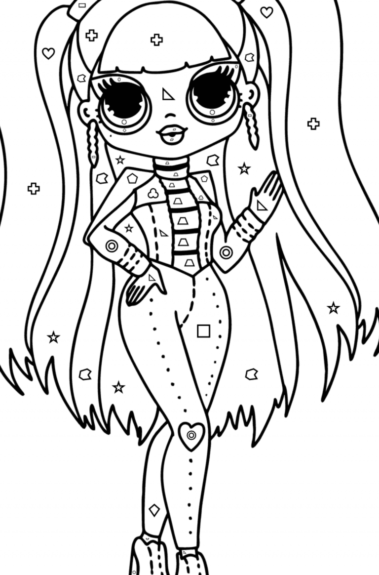 Målarbild Lol Omg Spicy Babe Coloring For