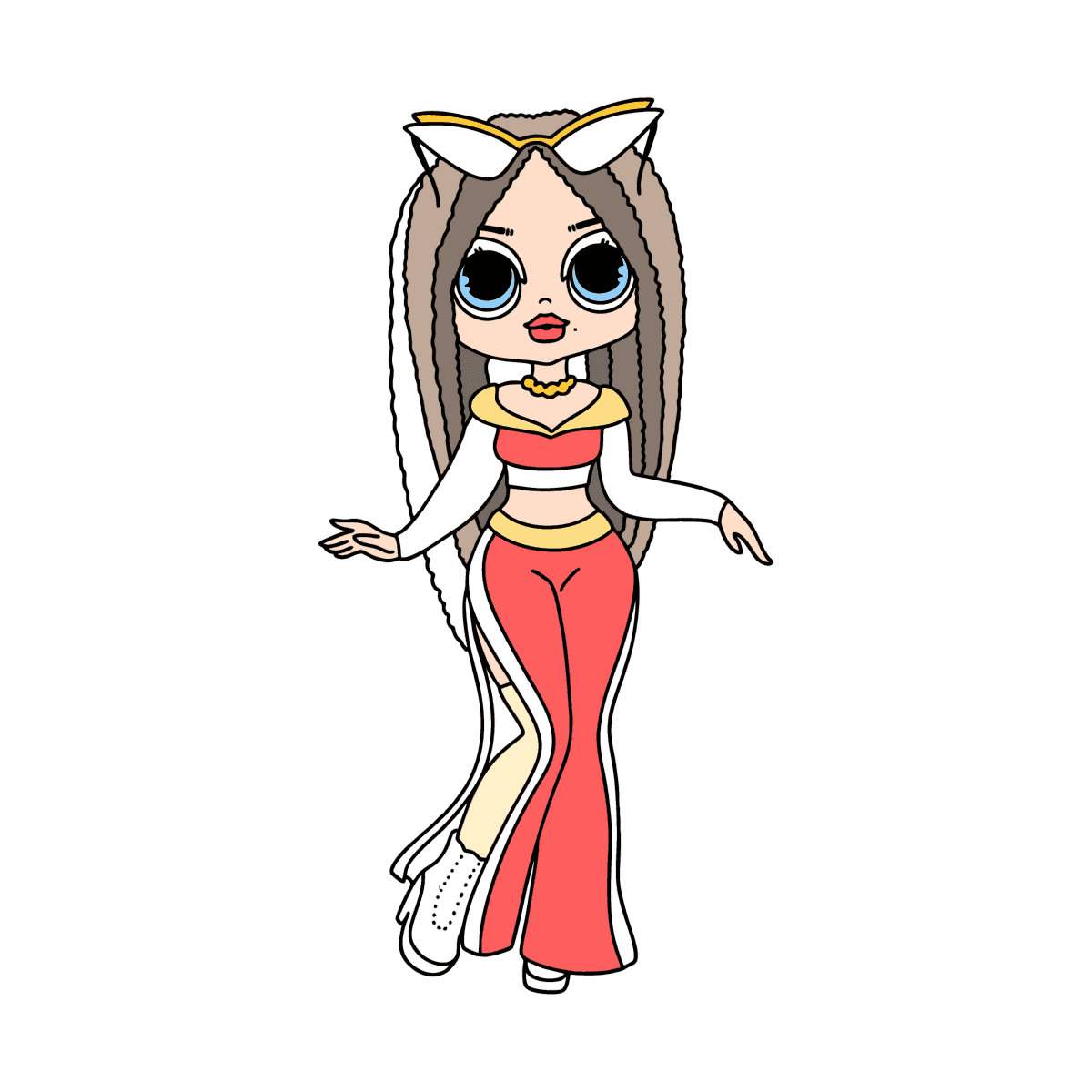 Boyama sayfası LOL OMG Swag | Coloring-for-Kids.com