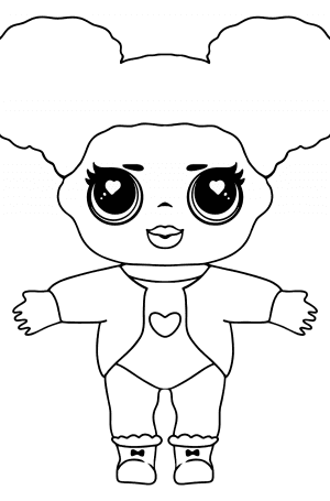 L.O.L. Surprise Doll Hoops MVP Coloring page - Online and Print!