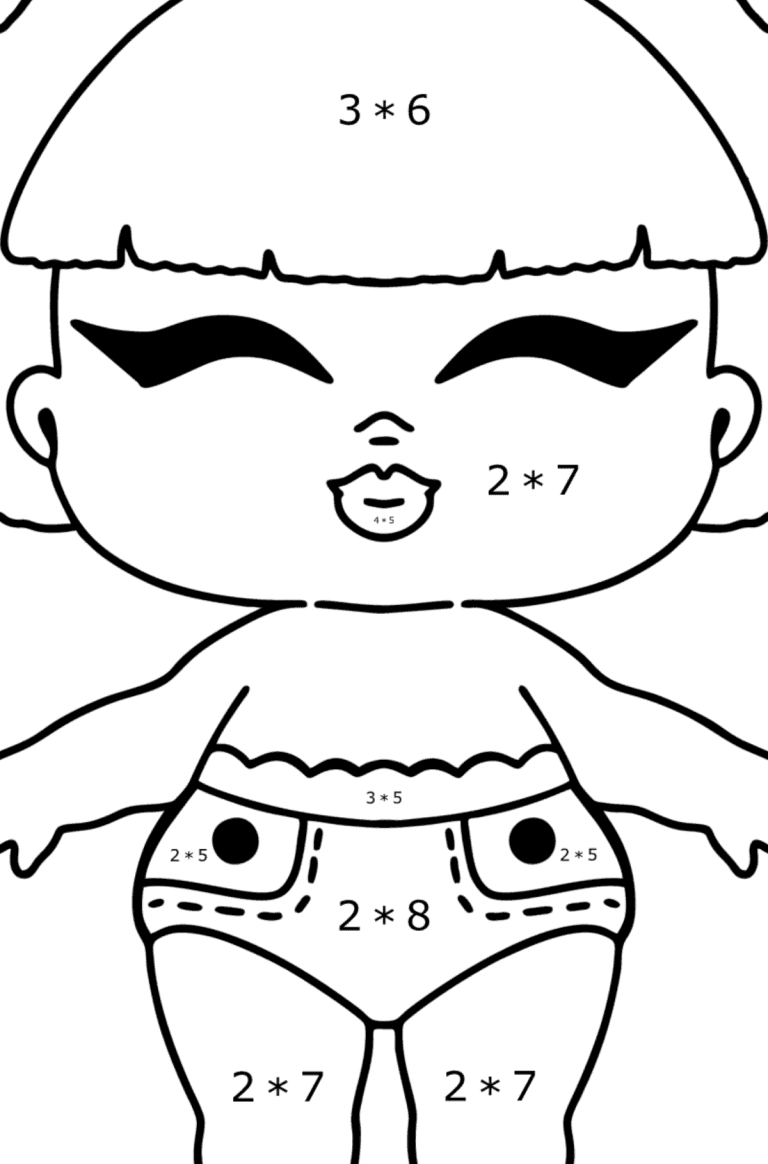 LOL Surprise Lil Pranksta coloring page - Online and Print for Free!