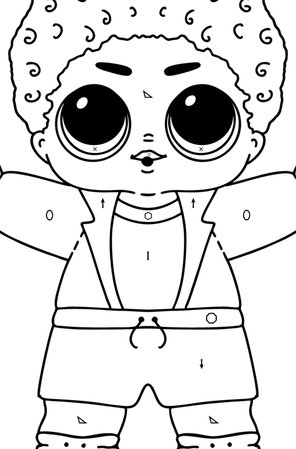 Coloring page LOL boy King - Online and Print for Free!