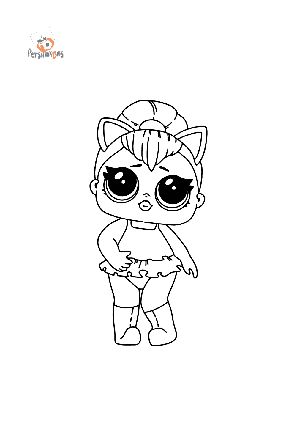 LOL Surprise Kitty Queen coloring page - Online and Print for Free!
