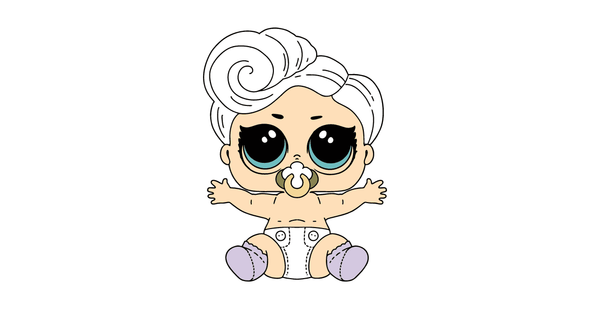 Coloring page LOL LIL Lux - Online and Print for Free!