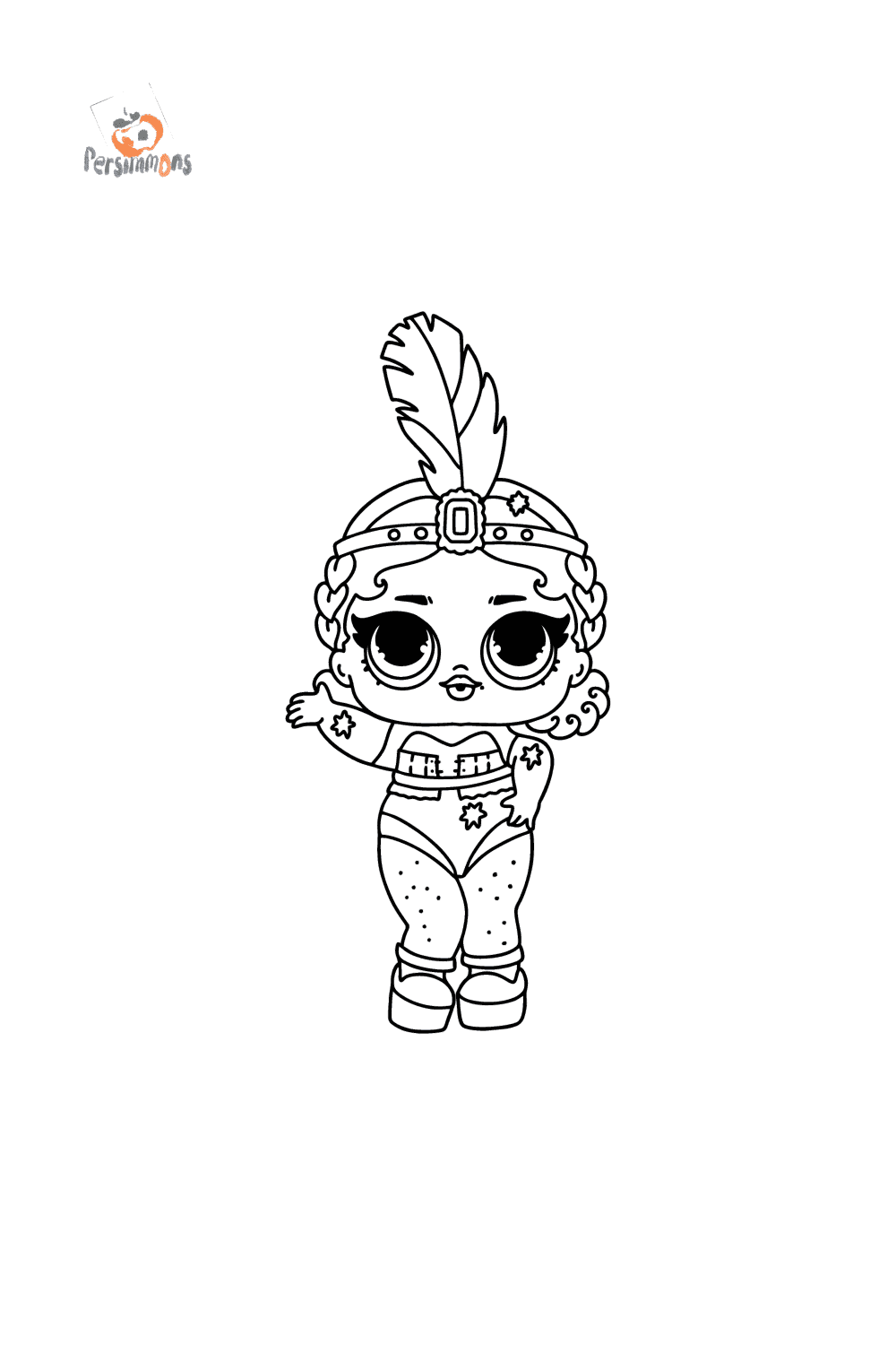 Dibujo LOL Surprise Snowbaby Sparkl para colorear - en Línea