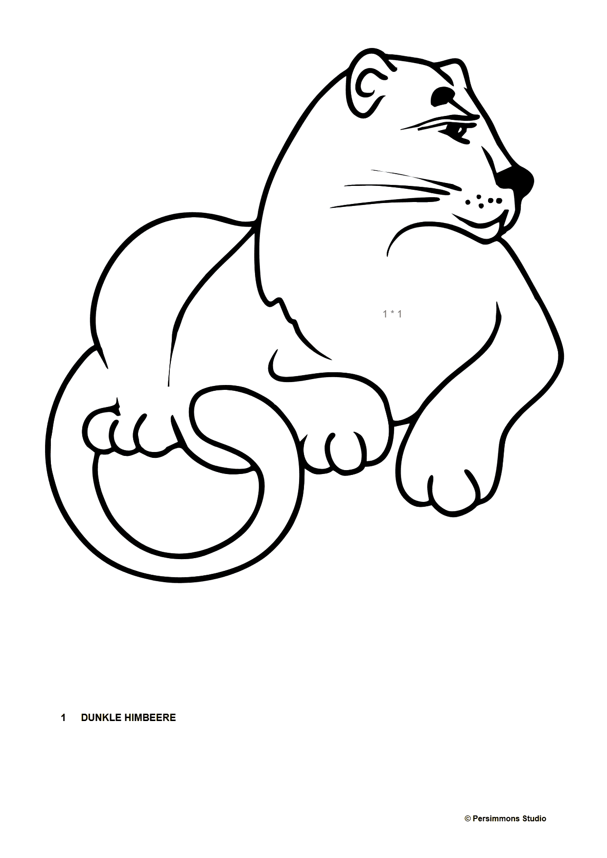 Panther Ausmalbild ♥ Kostenlos online