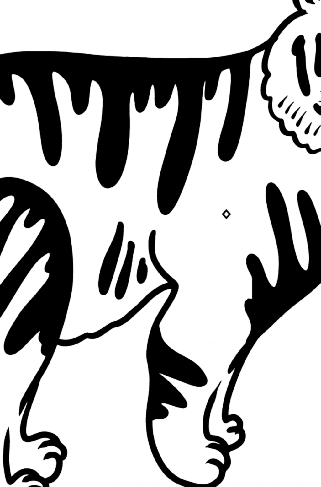 Tiger coloring page ♥ Color Online for Free!