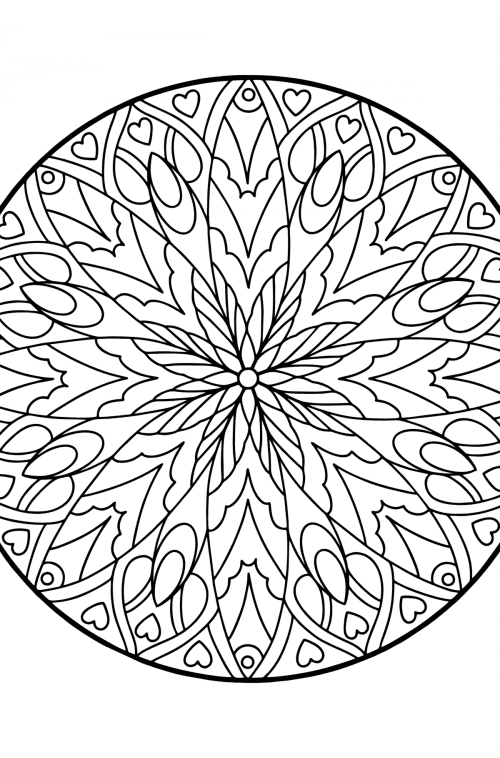 Disegni da colorare mandala - Online, scaricare e stampare!