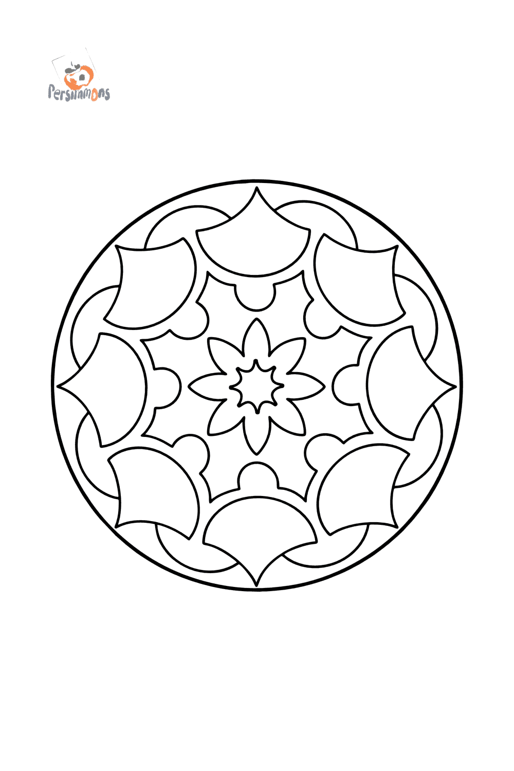 Desene de colorat Mandala ♥ Descărcați, imprimați, online!