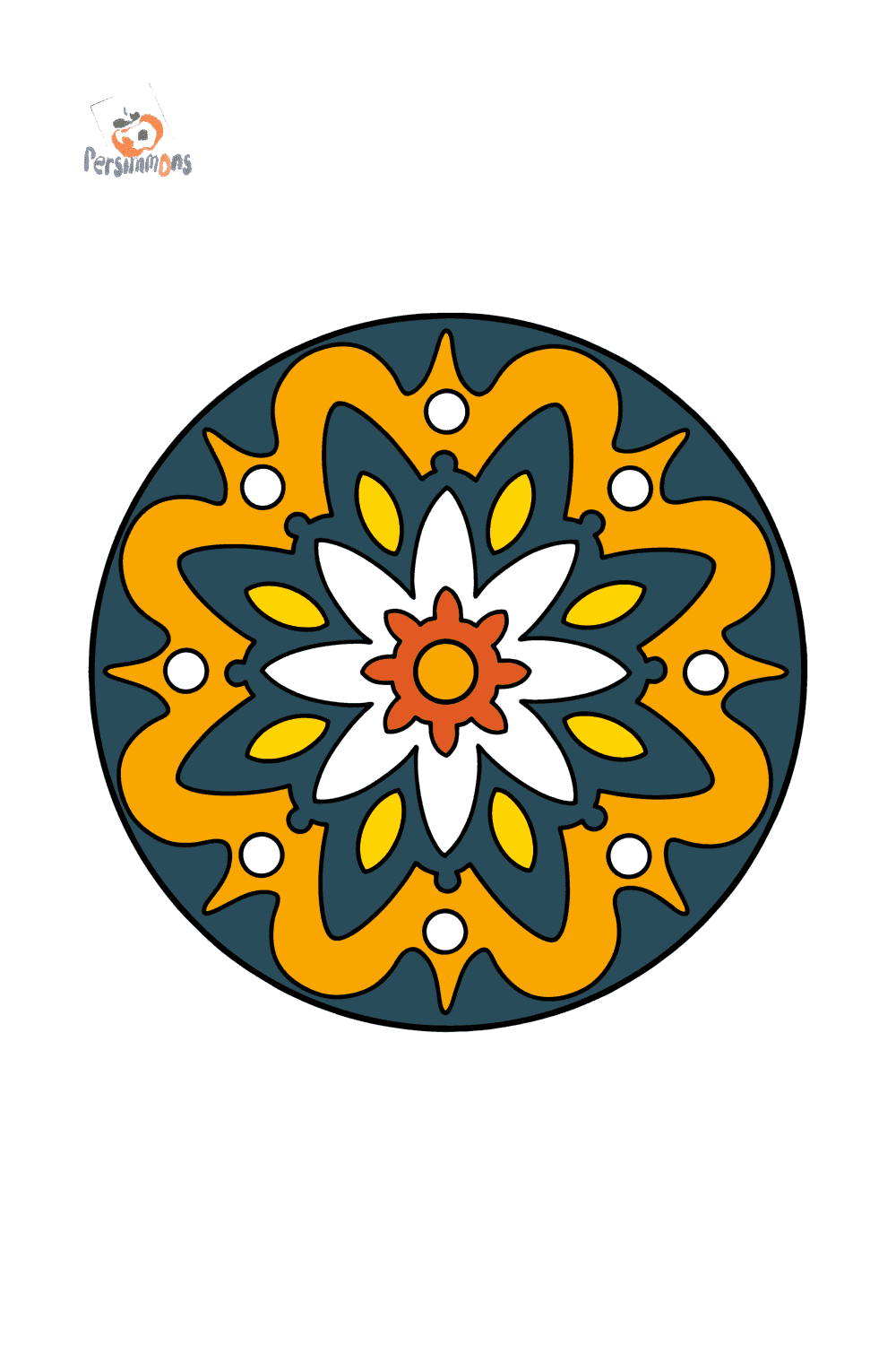 Mandala coloring page - 22 elements ♥ Online and Print for Free!