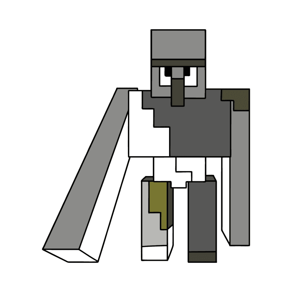 Minecraft Tegninger til farvelægning - Hent, print, online!