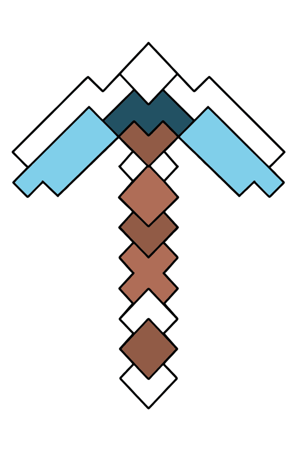 Minecraft Fox coloring page ♥ Online and Print for Free!