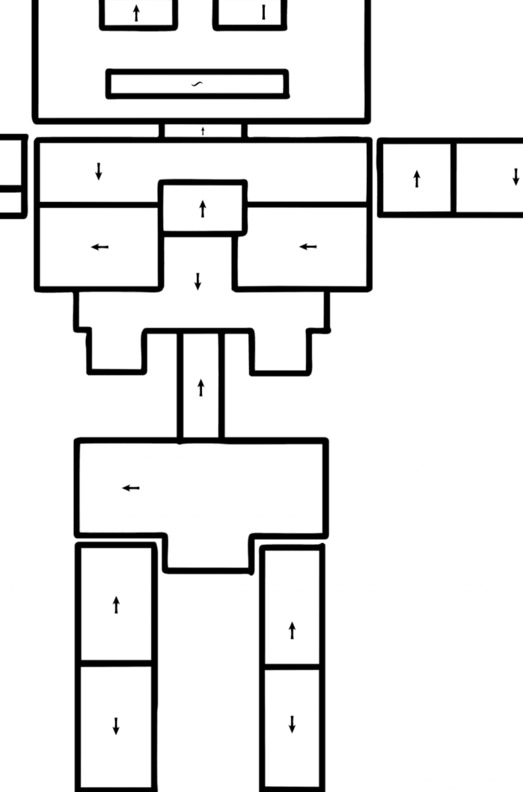 Minecraft Skeleton coloring page ♥ Online and Print for Free!