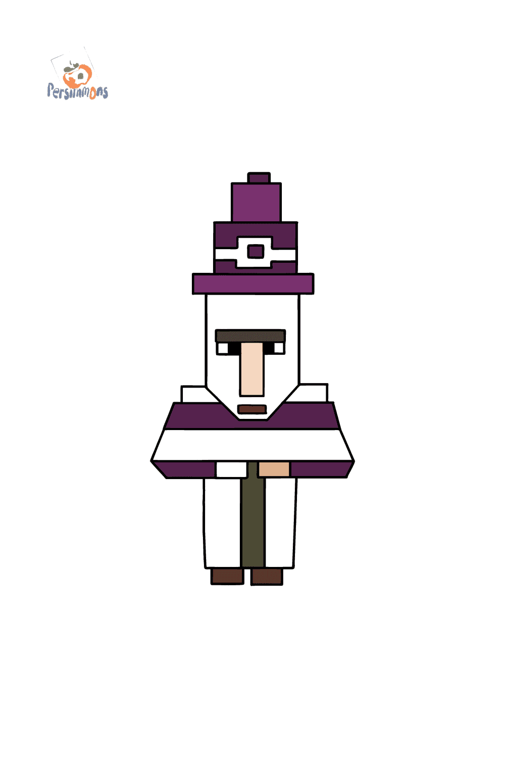 Minecraft Witch coloring page ♥ Online and Print for Free!